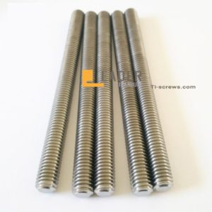 DIN975 Titanium Threaded rods - Baoji Leader Titanium Industry Co., Ltd