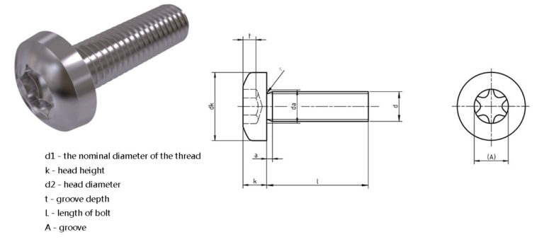 ISO14583 Torx Pan Head Screws - Baoji Leader Titanium Industry Co., Ltd